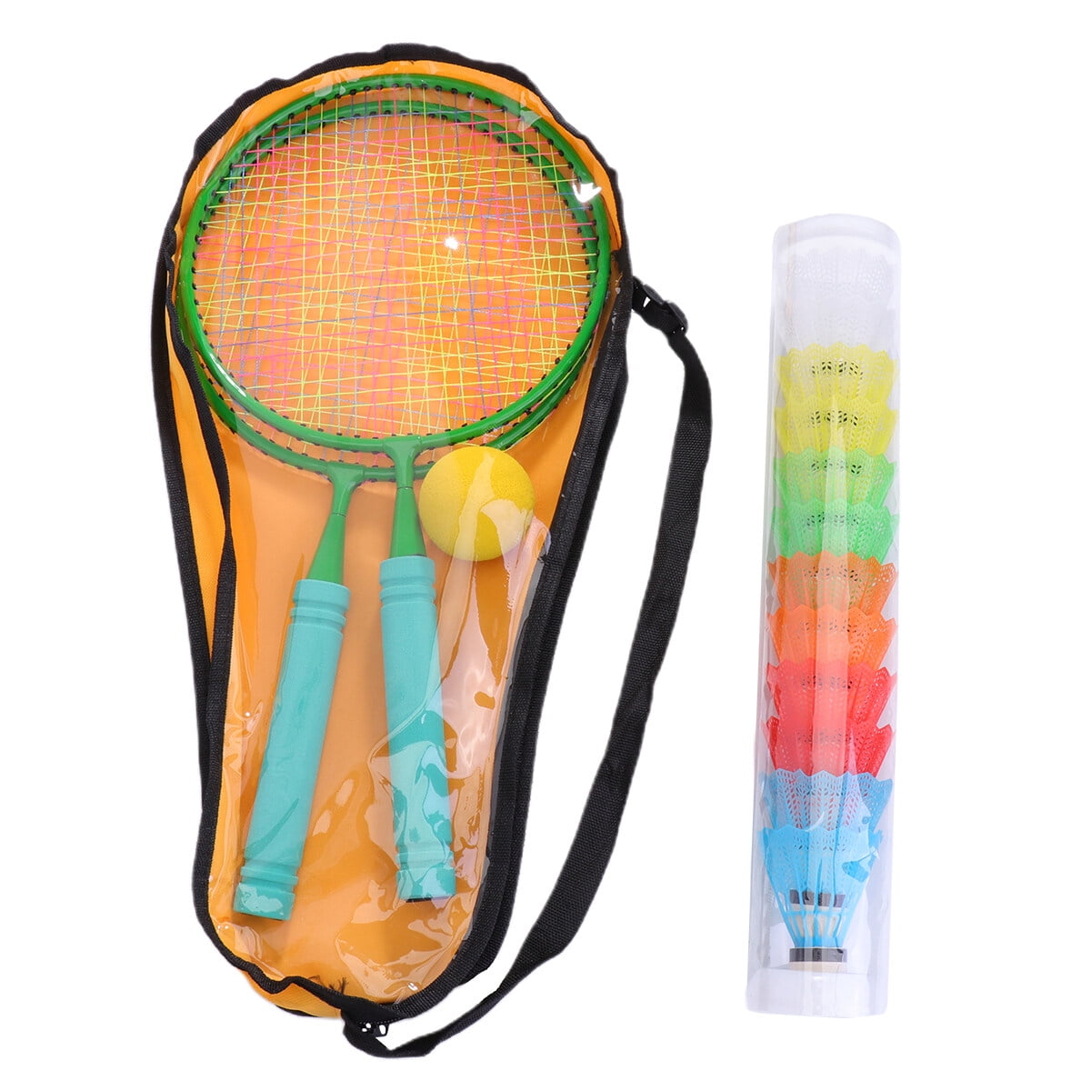 Kids Round Badminton Rackets Set Kids Badminton Training Tool Outdoor ...