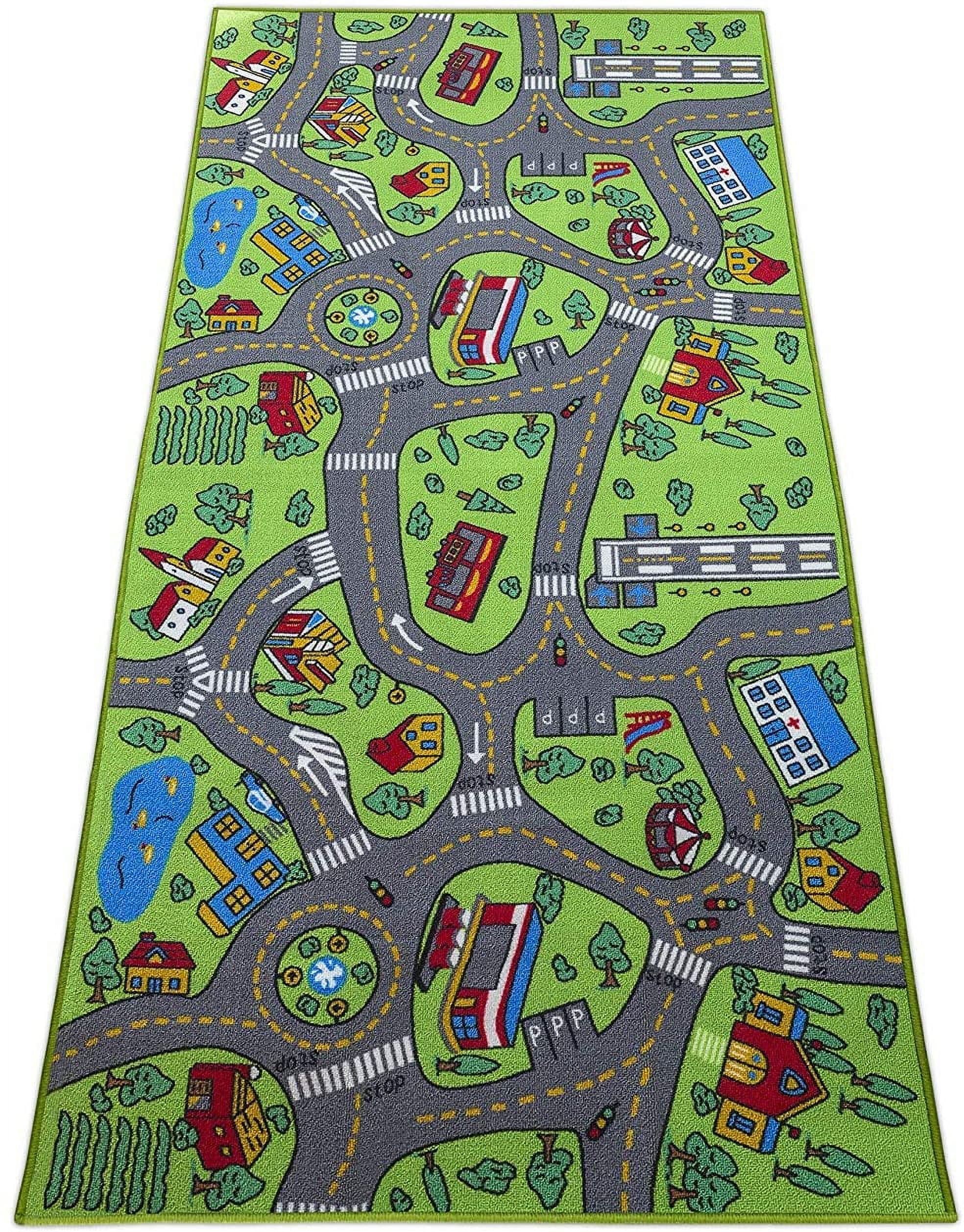 Kids Carpet Playmat City Life Extra Large Learn Have Fun Safe, Children ...