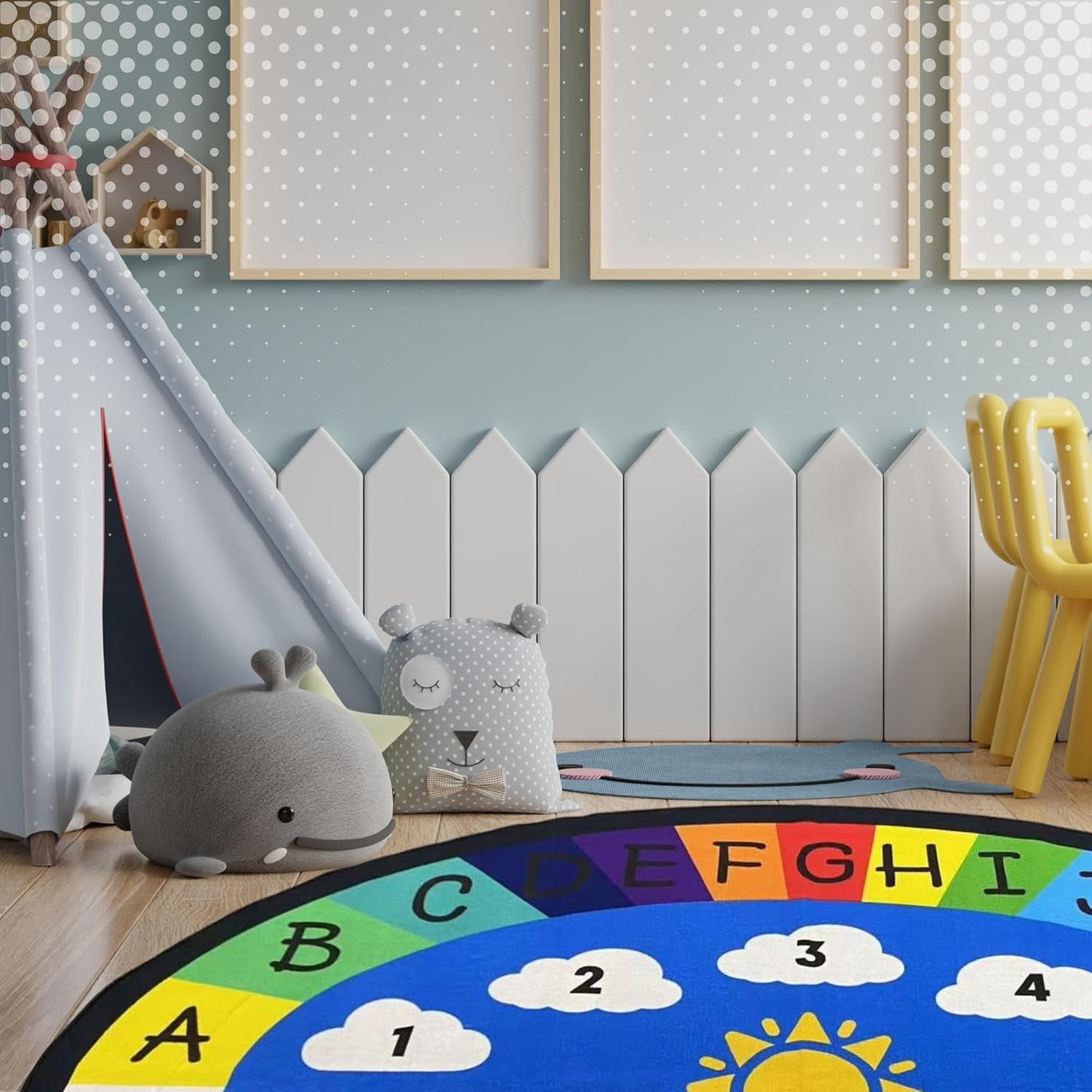 - Kids Rugs for Playroom - ABC Learning Area Rug for Play Room ...