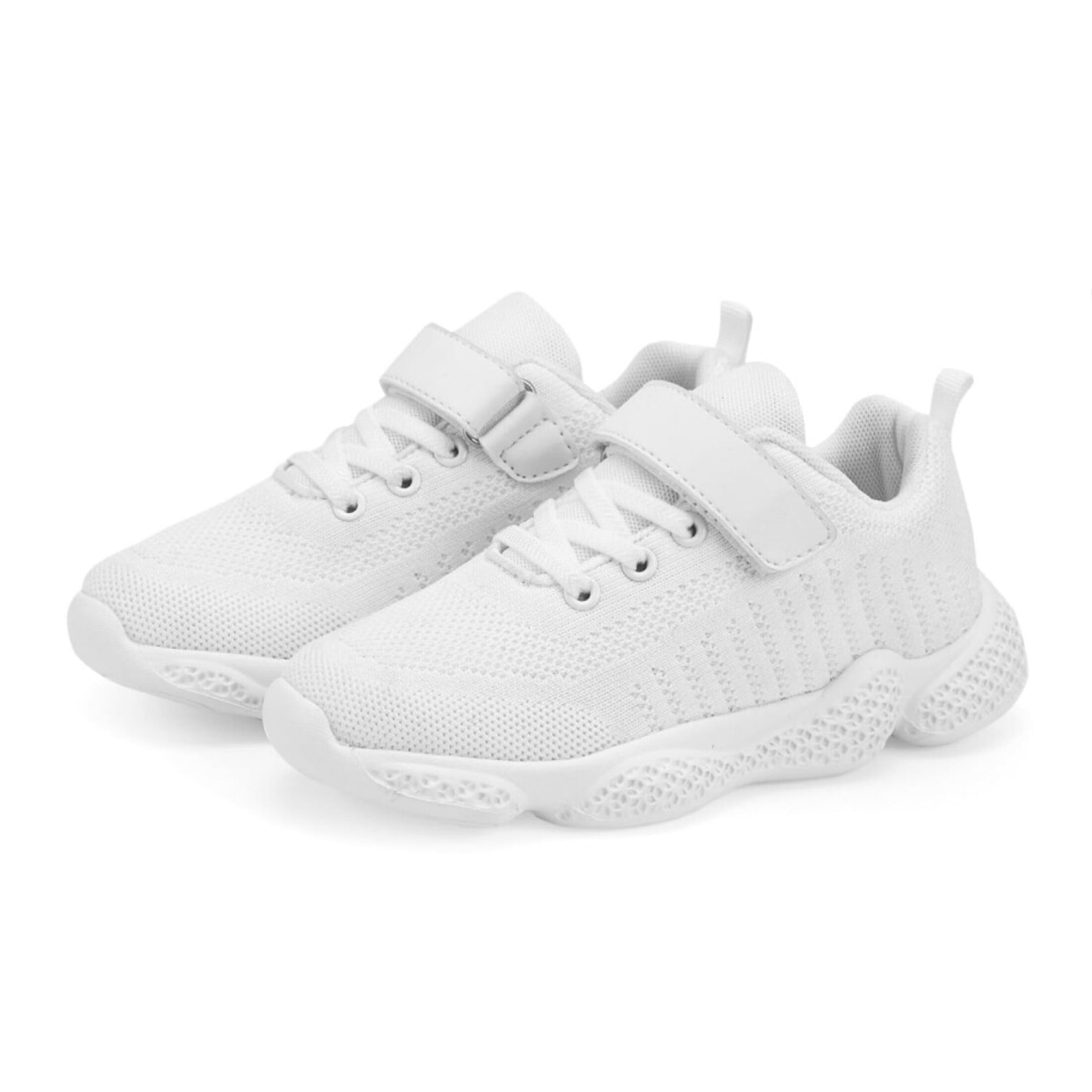 Summer Breathable Mesh Hook & Loop Athletic Sneakers for Toddler to Big ...