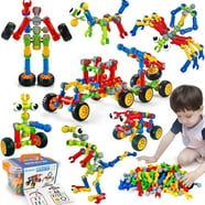 Magblock Magnetic Building Toys, 32-Piece Colorful STEM Construction ...