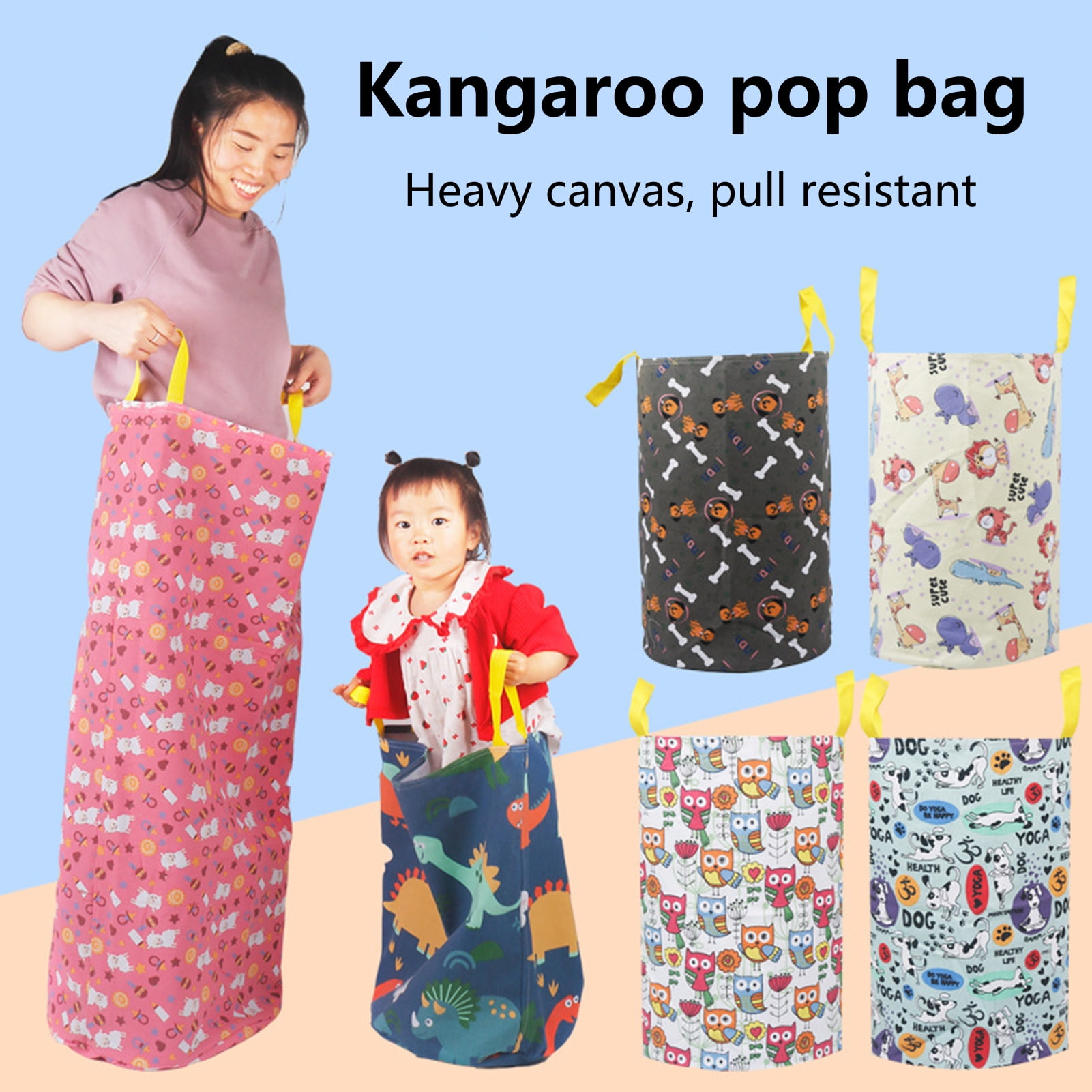 Kids Sack Racing Bag - Diverse Patterns, Stretch-proof, Thicken ...