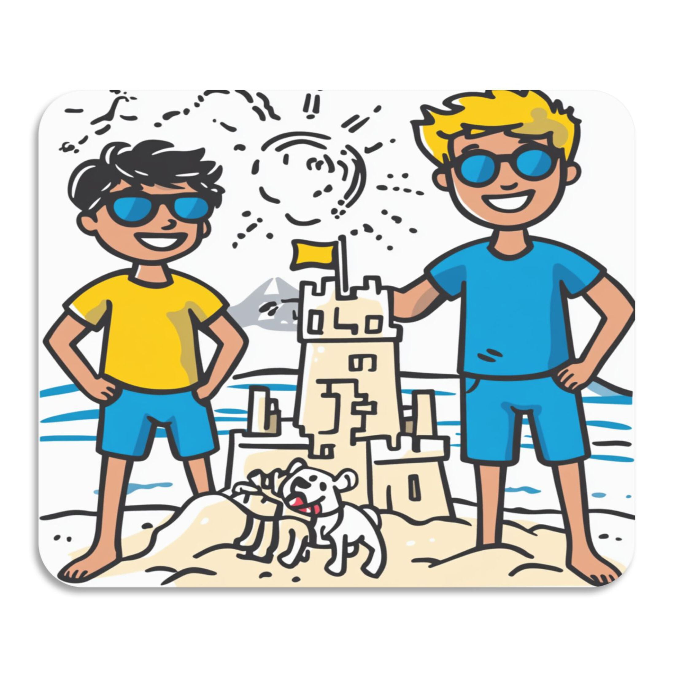Kids Sand Castle Diatomaceous Earth Water Absorbent Mat, Anti-Slip ...