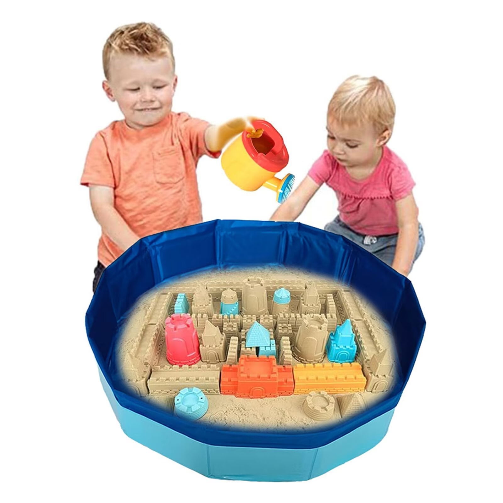 Kids Sand Table, Children Outdoor Water Sand Play Sensory Toys, Boys ...