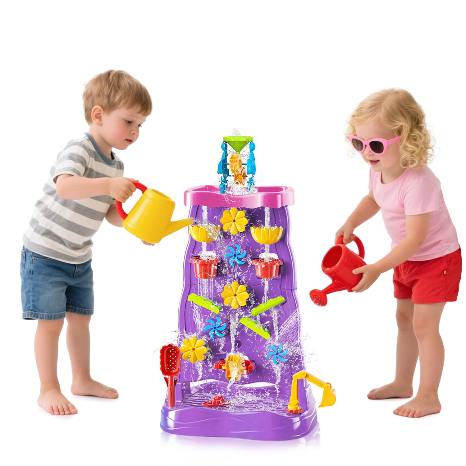 Kids Sand Water Table for Toddlers, Activity Sensory Table Summer Toys ...