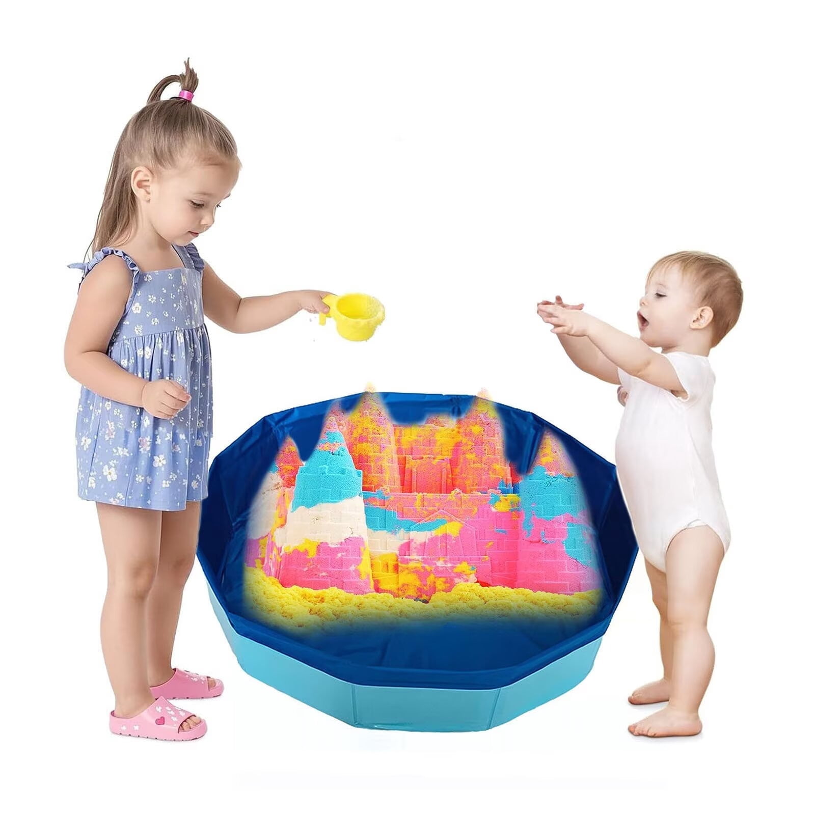 SXDY Kids Sandbox Toys, Outdoor Sand-Pit Game Sand Table Children's ...
