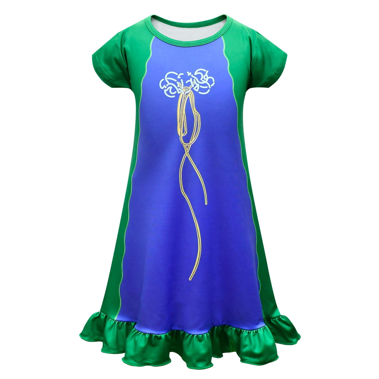 Kids Sanderson Nightie Nightwear Sleeping Shirt Ruffle Dress Cartoon ...