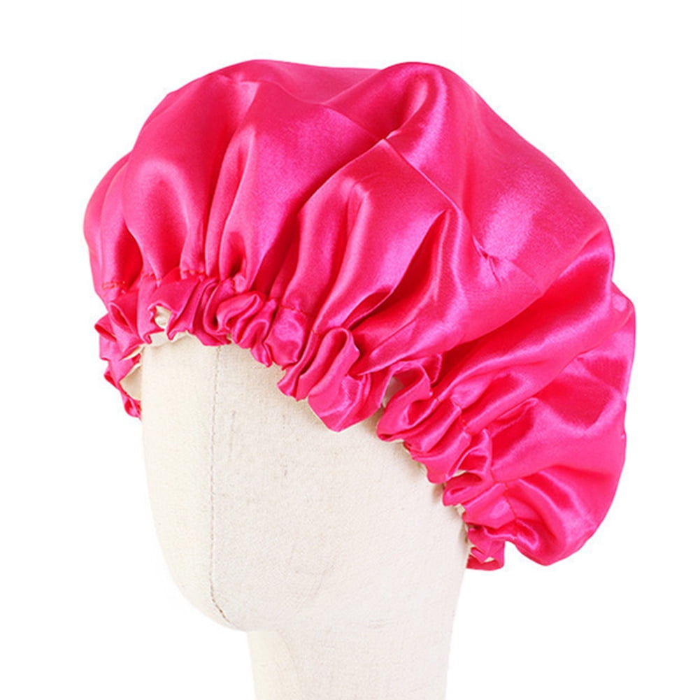 Kids Satin Bonnet Sleeping Cap Adjustable Sleep Bonnet with Drawstring ...
