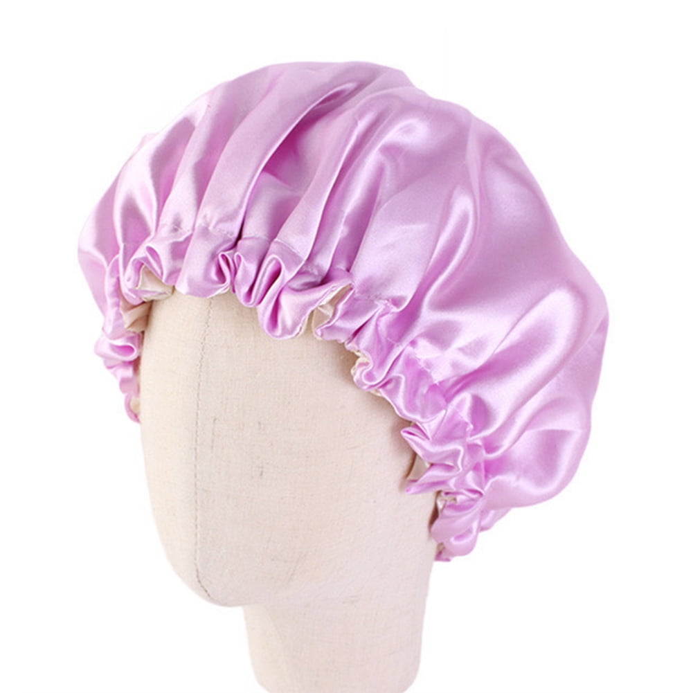 Kids Satin Bonnet Sleeping Cap Adjustable Sleep Bonnet with Drawstring ...