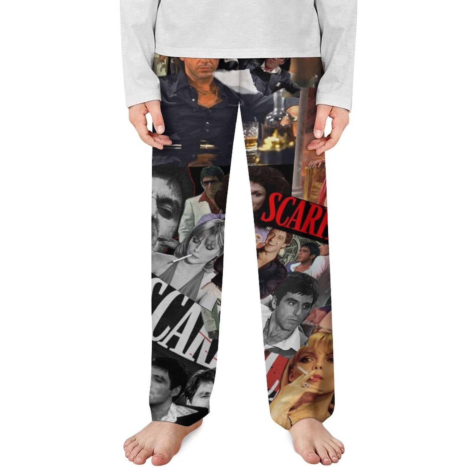 Kids Scar-fac Pajamas Pant Comfortable Drawstring Lounge Pajama Pants ...