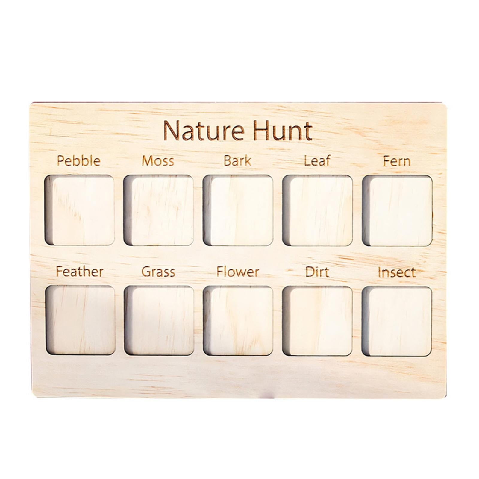 Kids Scavenger Hunt, Nature Scavenger Hunt Board for Kids, Outdoor ...