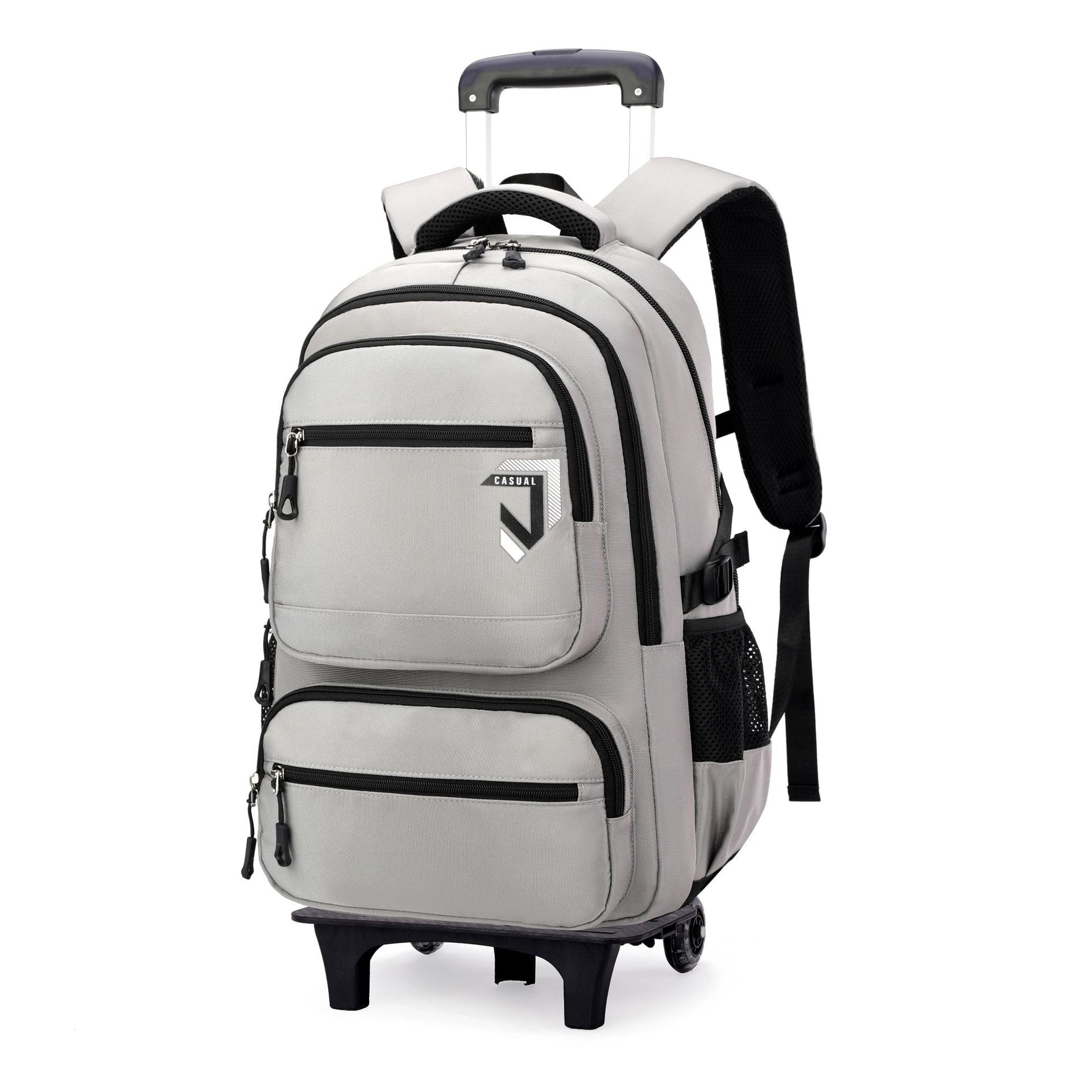 Kids School Backpack with Wheels Rolling Backpack for Boys Student ...