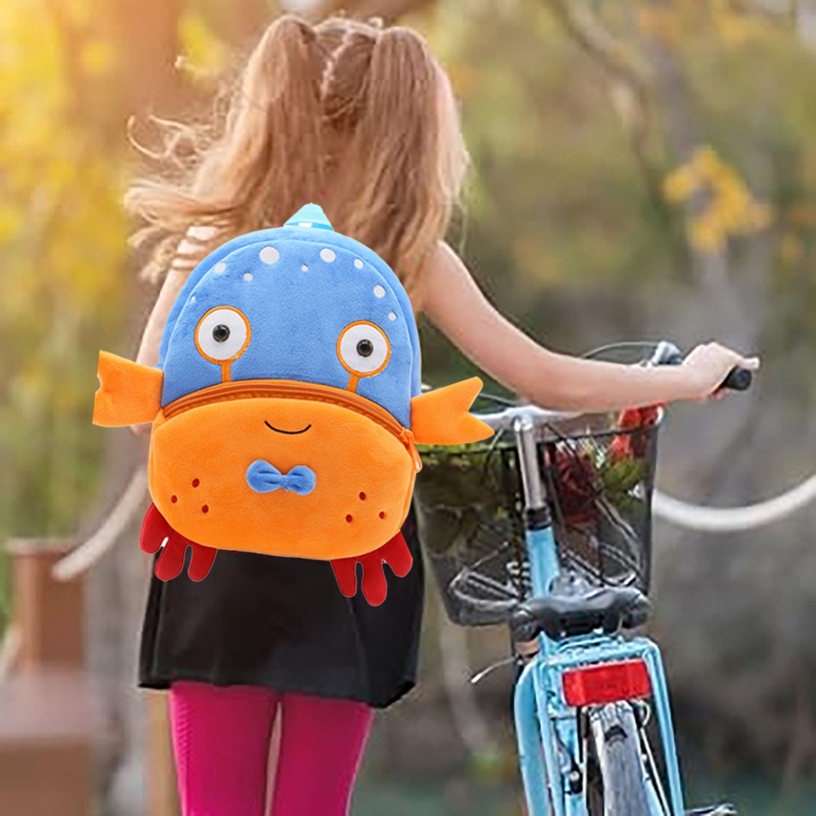 Kids School Bag Soft Plush Backpack Cartoon Backpack Cute Animal ...