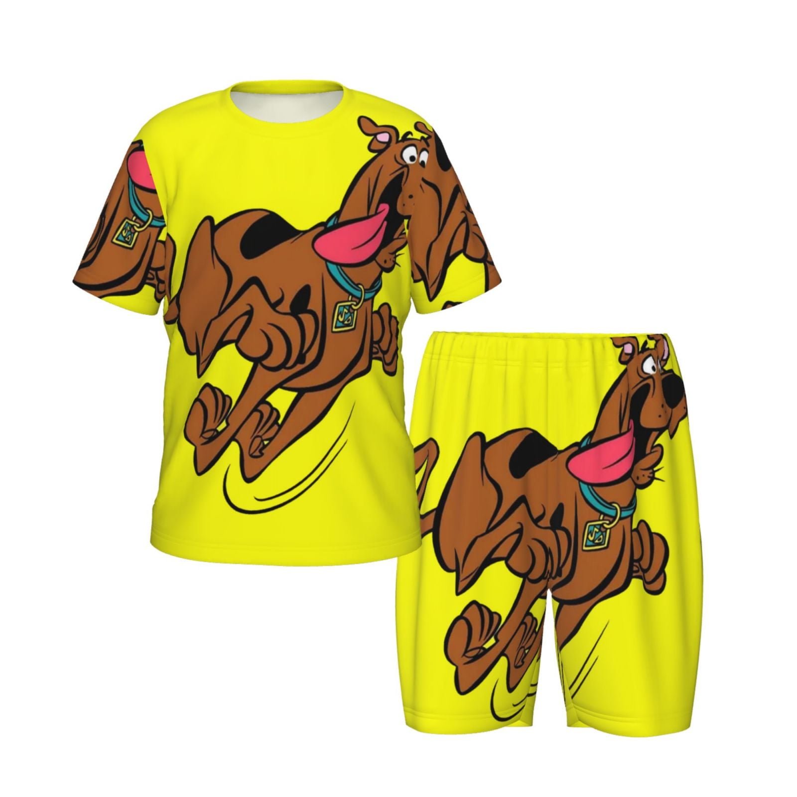 Kids Scooby Doo Pajama Set Kids Cartoon Tee Shirt And Short Set 2PCS ...