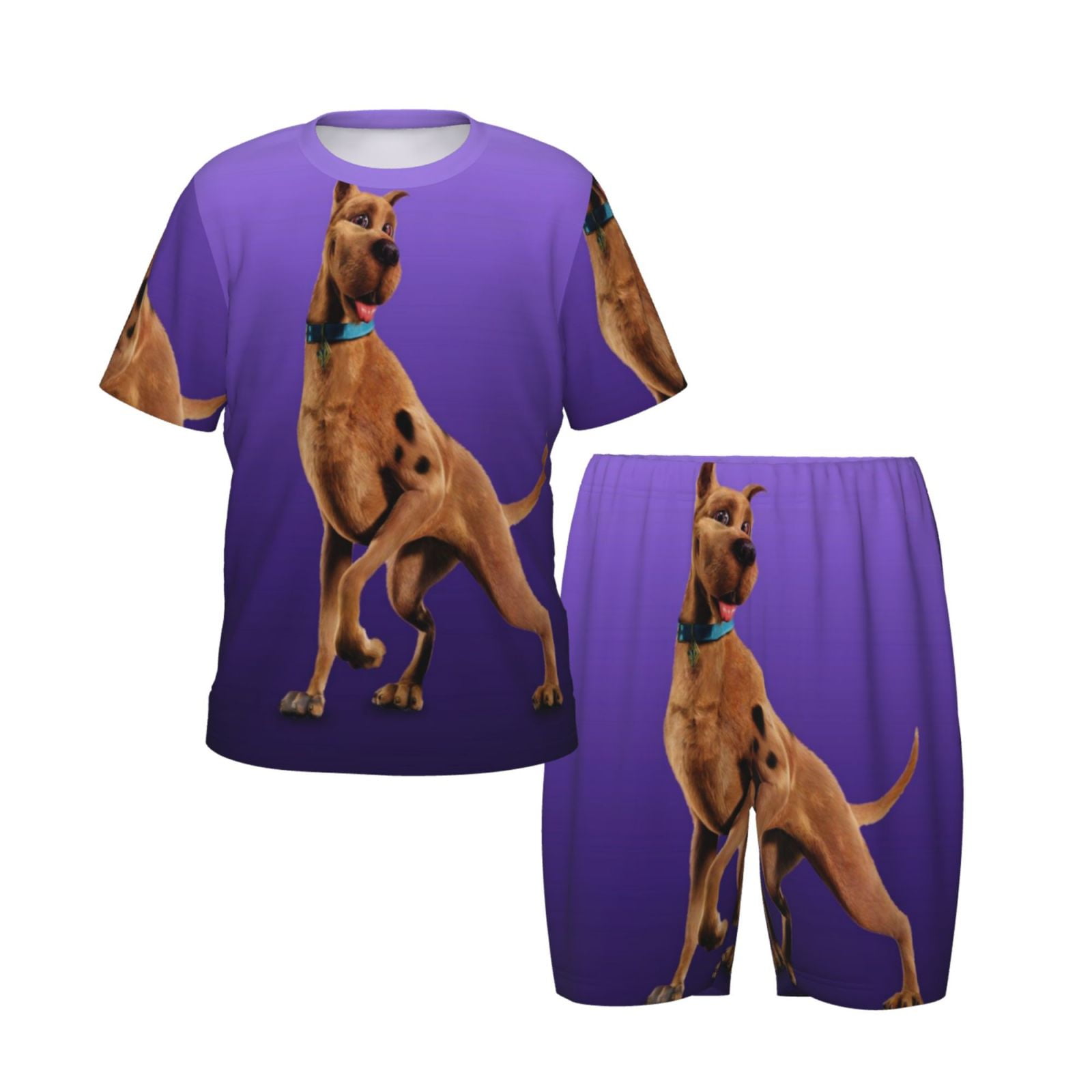 Kids Scooby Doo Pajama Set Kids Cartoon Tee Shirt And Short Set 2PCS ...