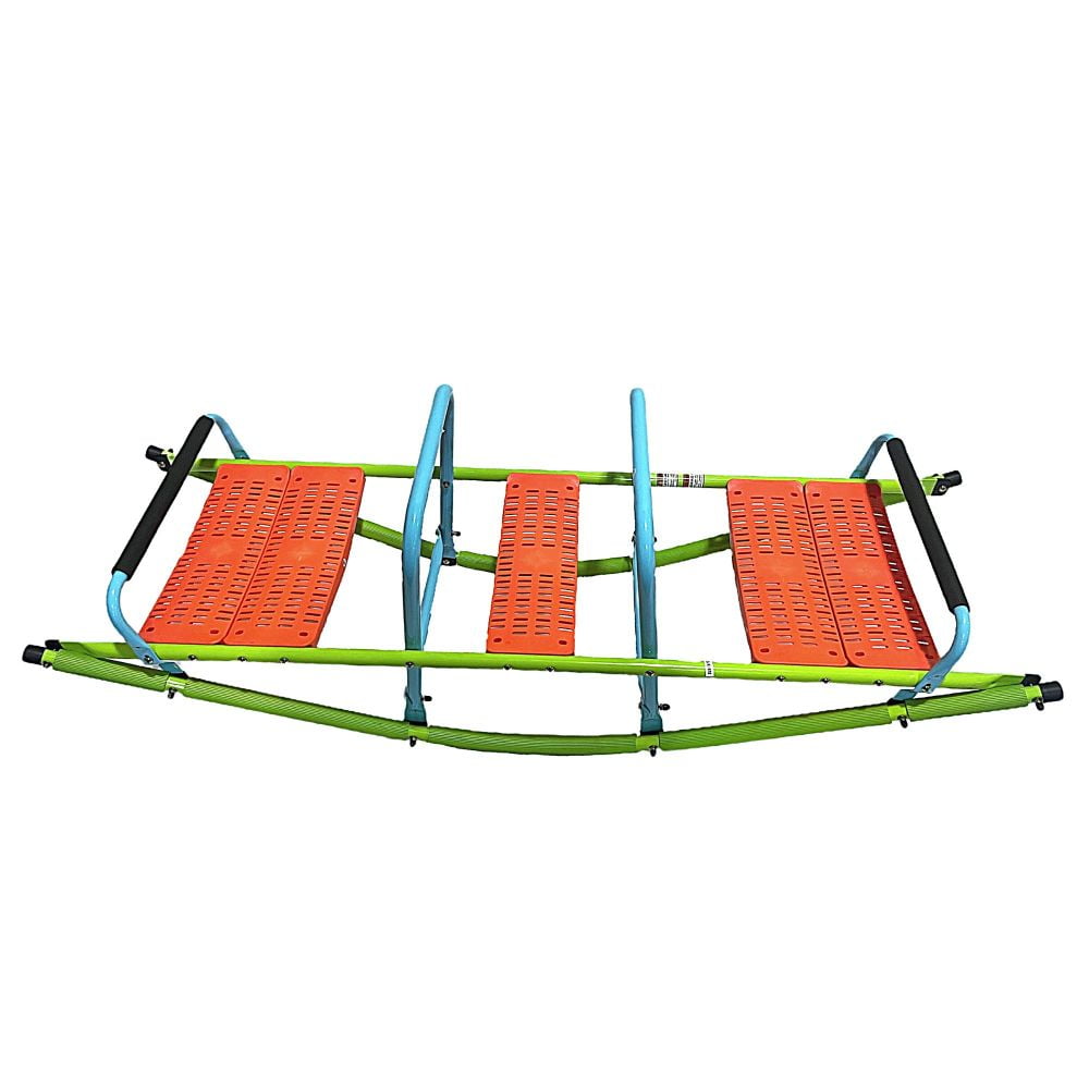 Kids Seesaw Teeter Totter, Metal Rocking Seesaw Indoor Outdoor ...