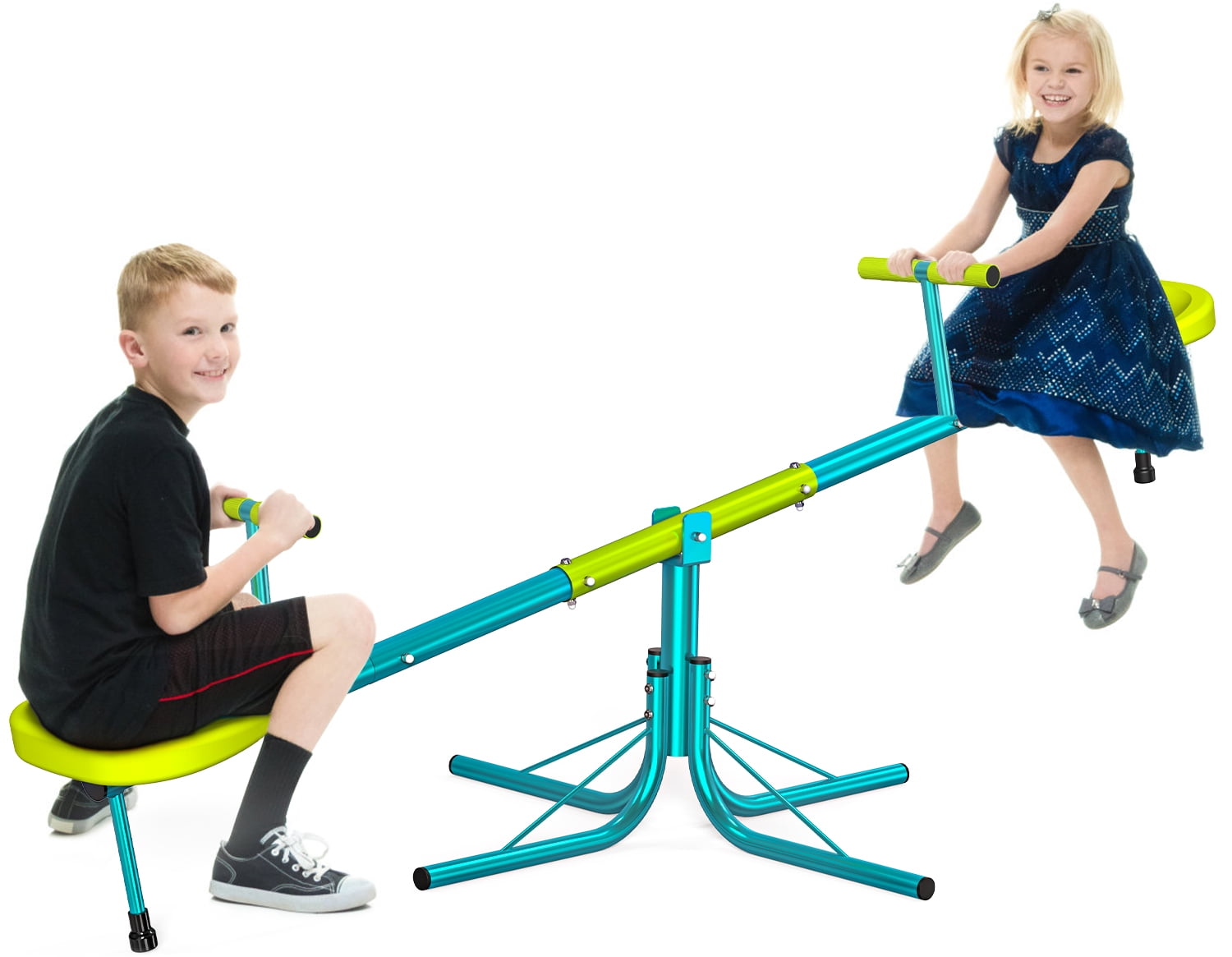 Kids Seesaw,sit and spin Teeter Totter, 220 Lbs Heavy Duty Model ...