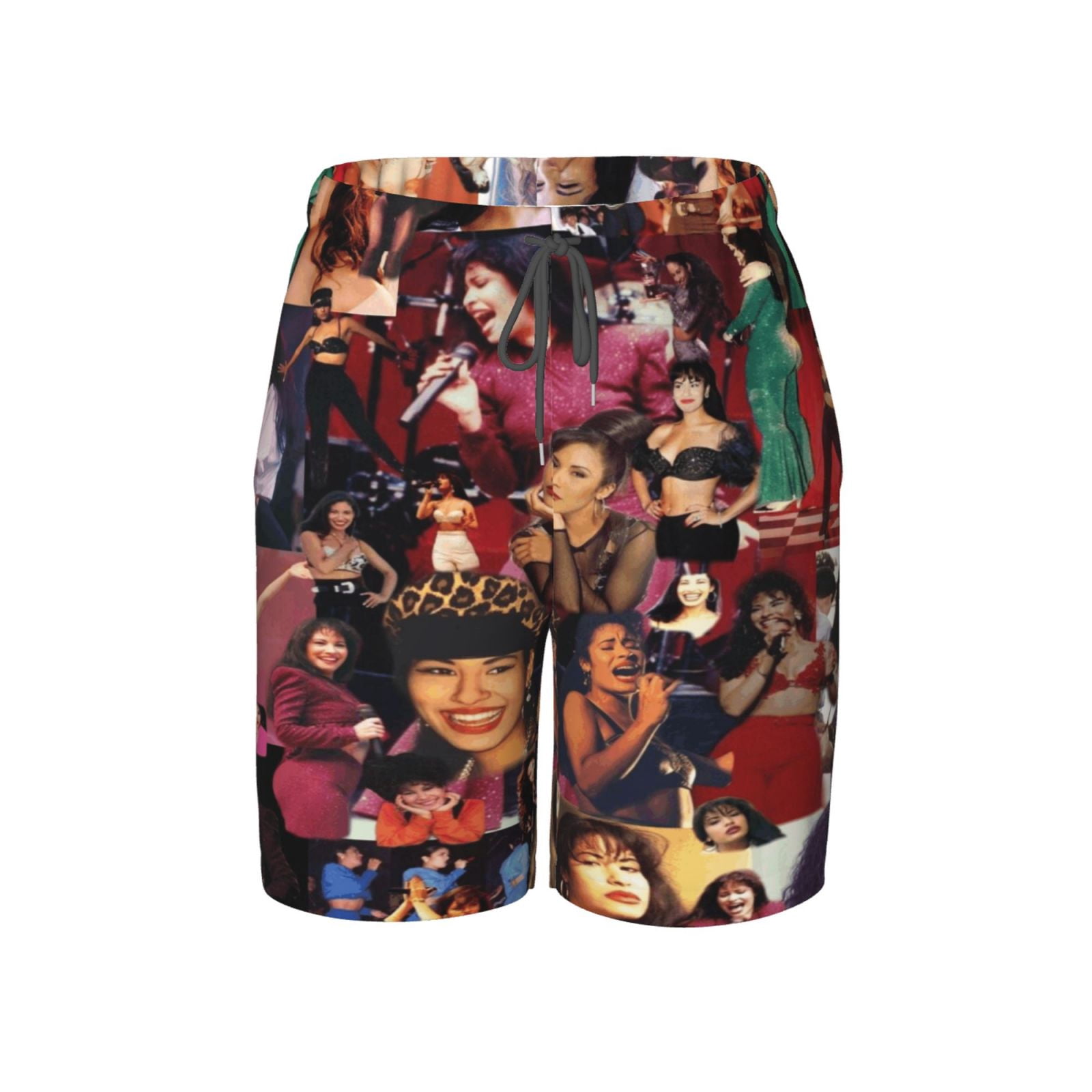 Kids Selena Singer Quinta-Nill Beach Shorts with Mesh Liner Swim Trunks ...