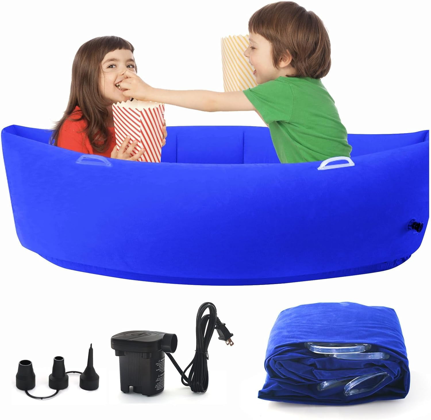 Kids Sensory Chair, 60" Inflatable Peapod for Children, Autistic ...