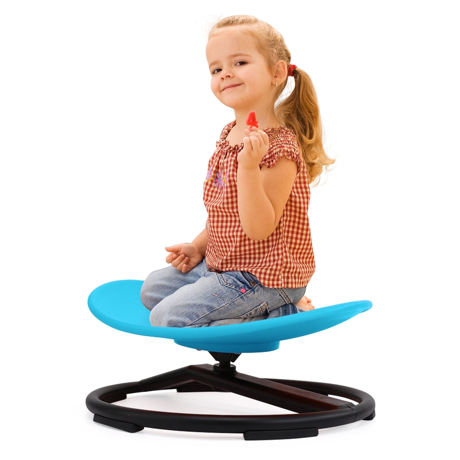 Sensory Spinning Chair for Autism Ages 3+, Sit and Spin Swivel Chair ...