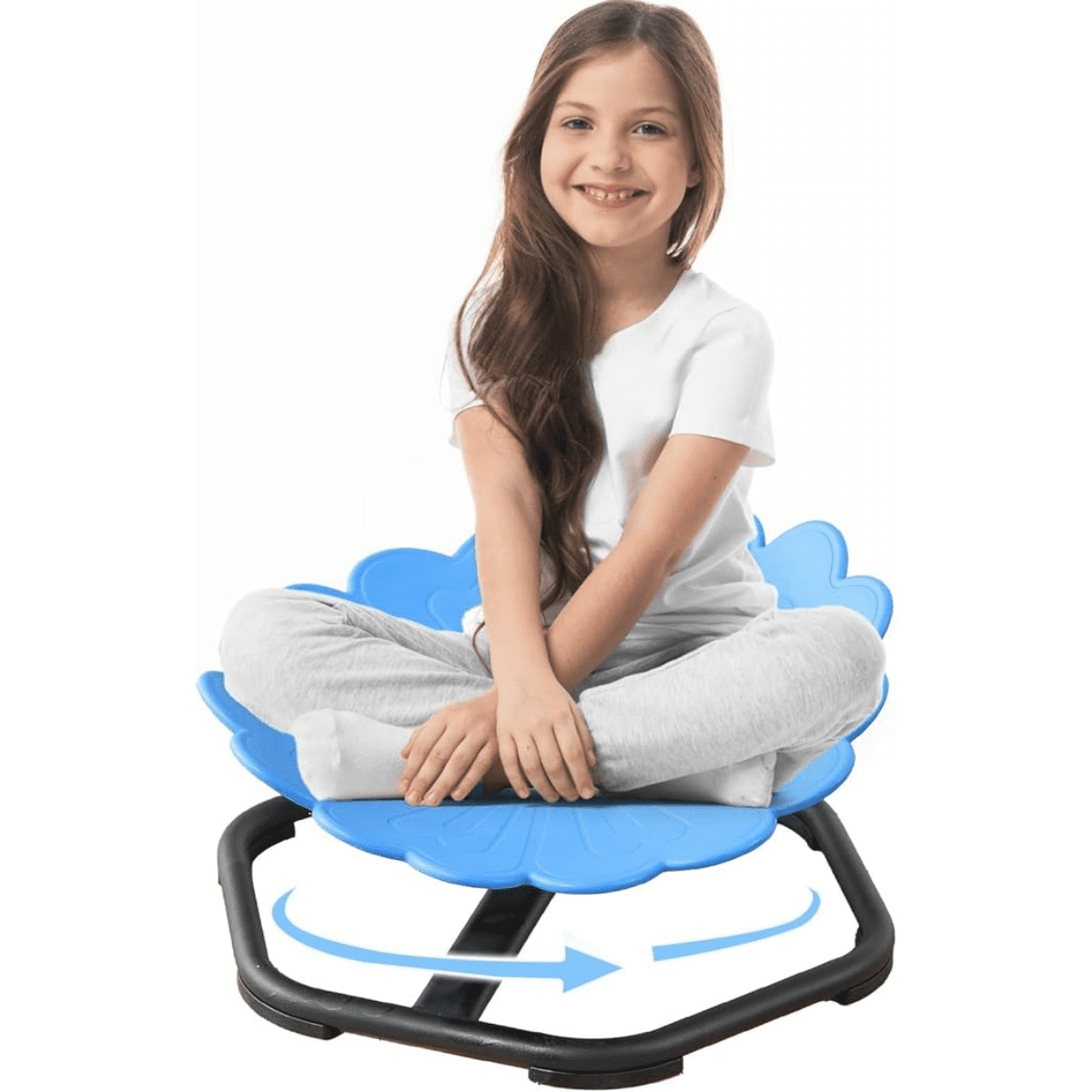 Kids Sensory Swivel Chair, Spinning Chair for Autistic Kids & ADHD ...