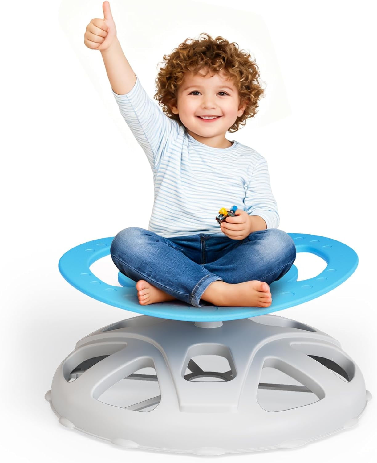 Kids Sensory Swivel Chair, Spinning Chair for Autistic Kids with Safety ...