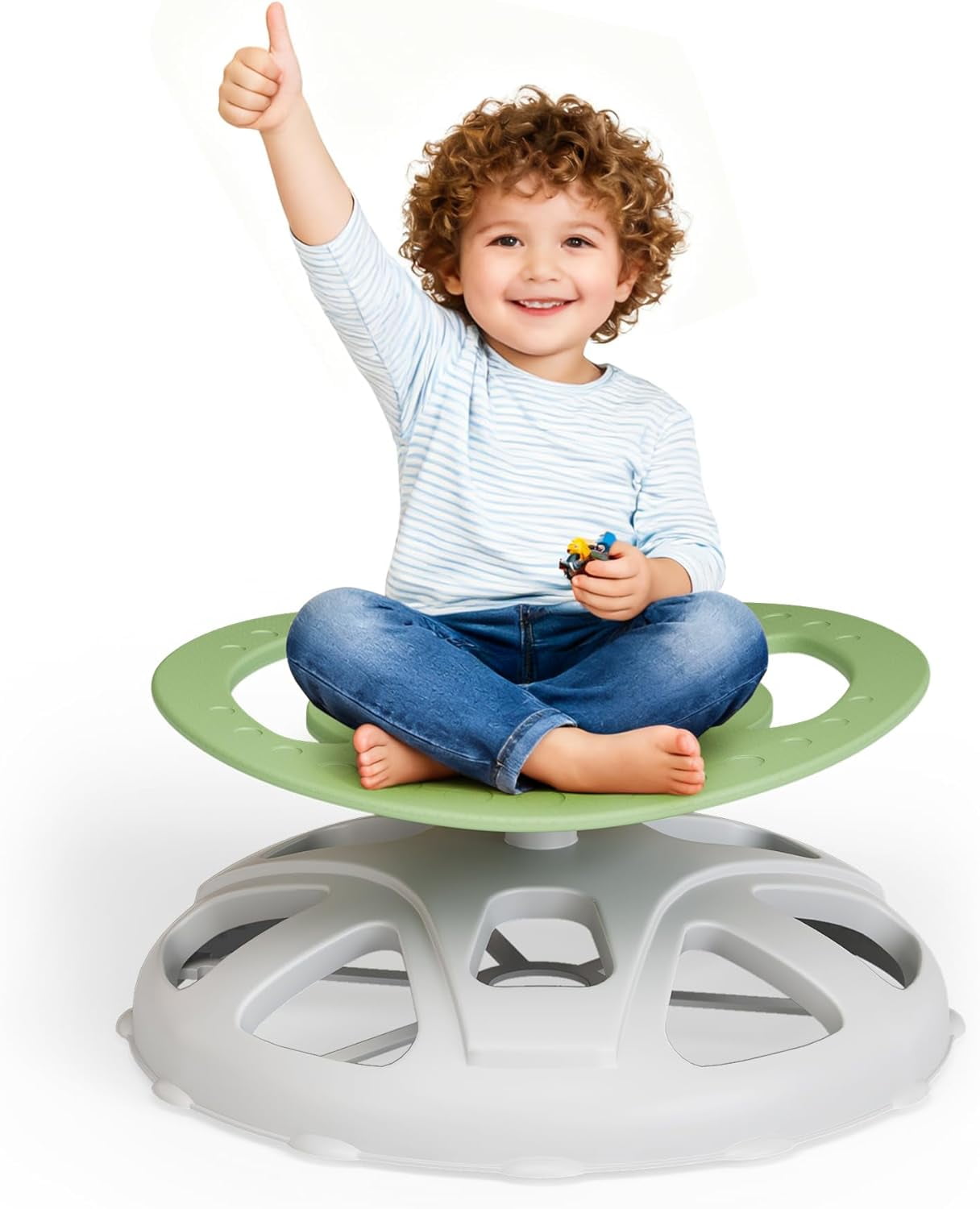 Kids Sensory Swivel Chair, Spinning Chair for Autistic Kids with Safety ...