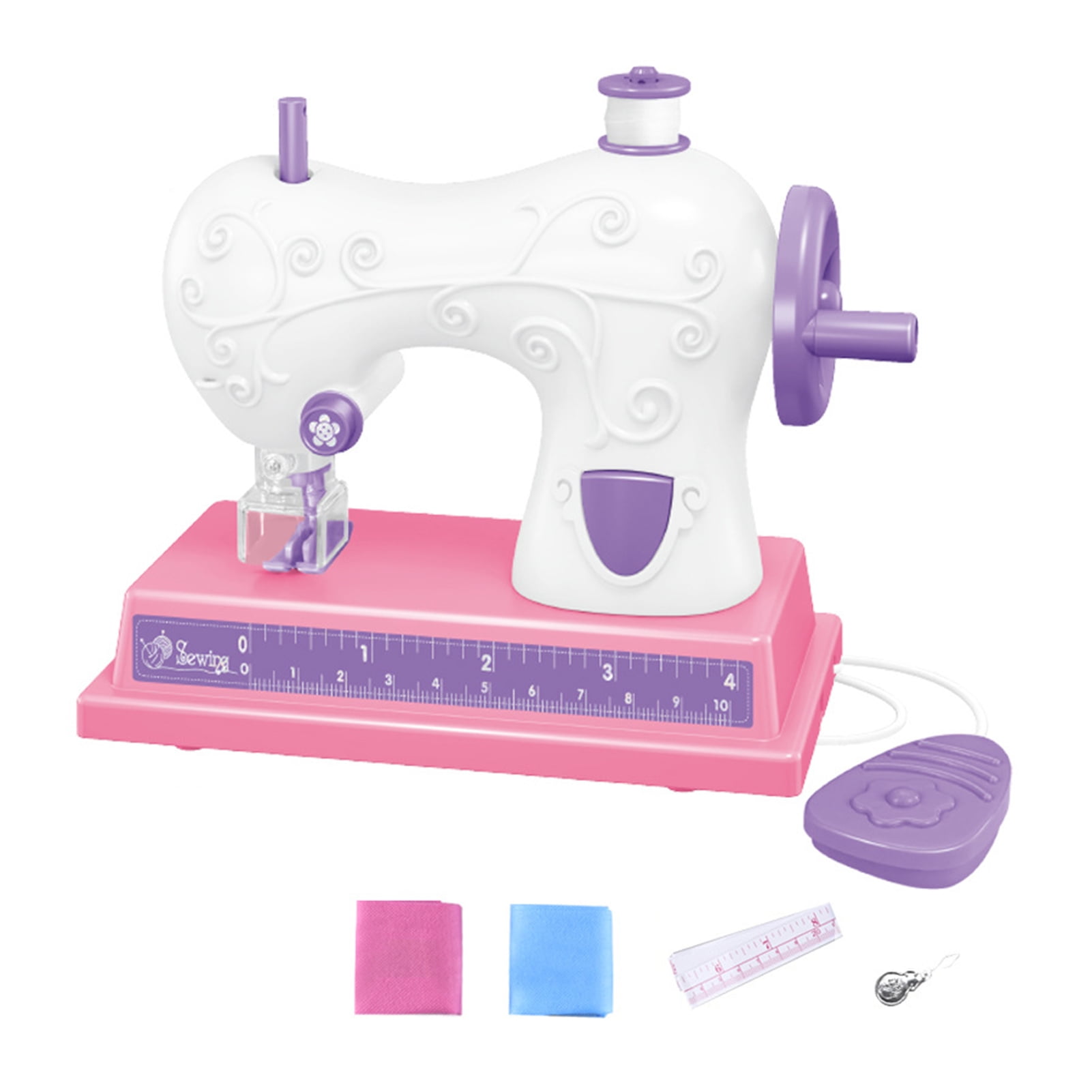 Kids Sewing Machine Toy with Pre-Threaded Box Children Sewing Set for ...