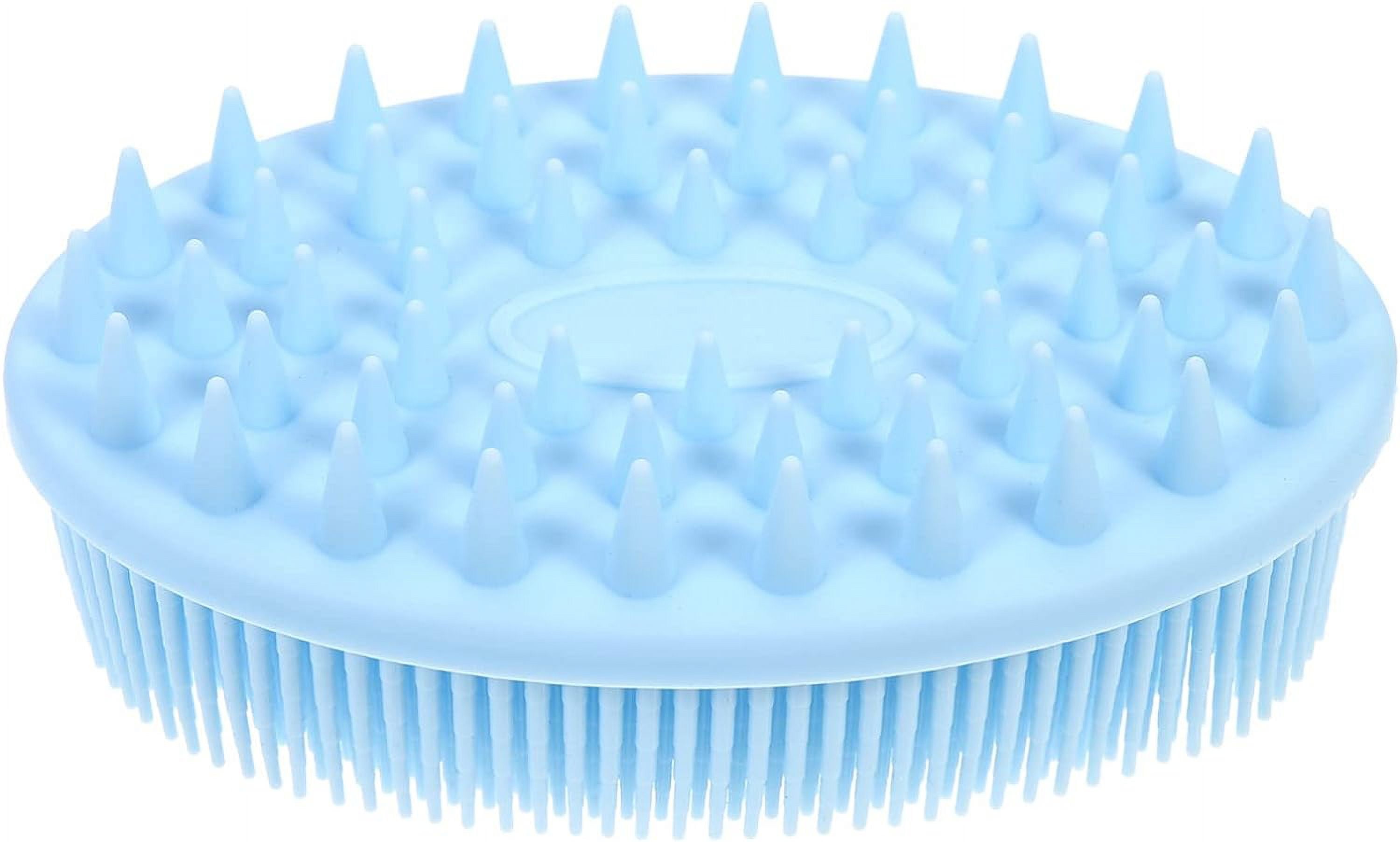 Kids Shampoo Scalp Scrubber Silicone Bath Brush, massage brush hair ...