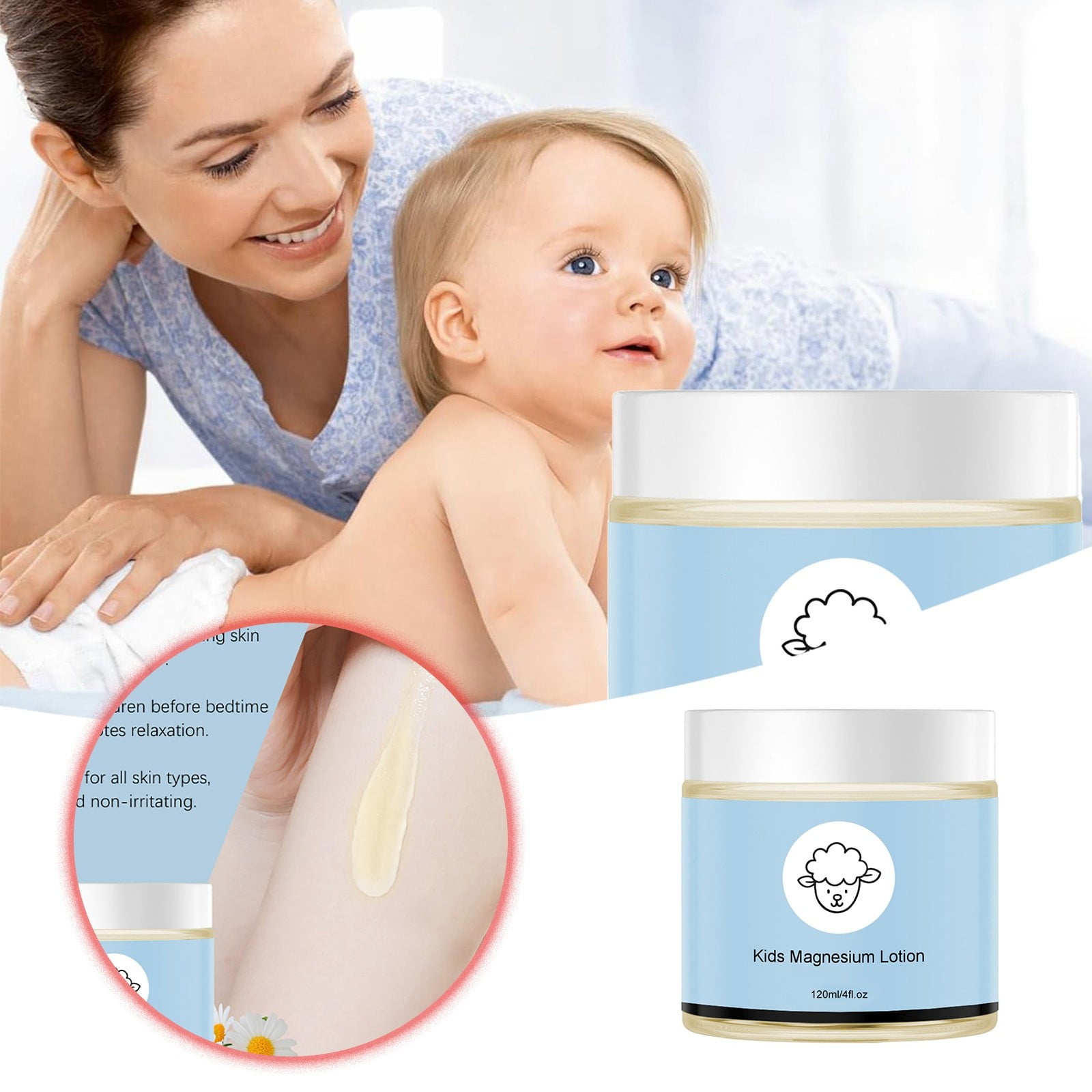 Kids Sheep Hydrating Moisturizing Refreshing Body Sleep Baby Lotion ...