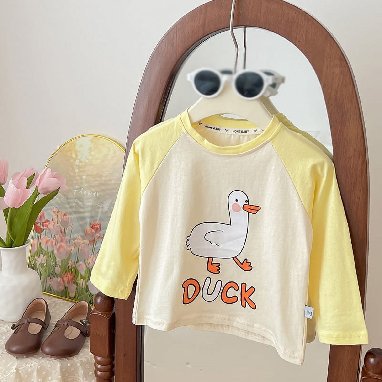 Kids Shirts Baby Boys Girls Raglan Long Sleeve Tees Spring Autumn ...