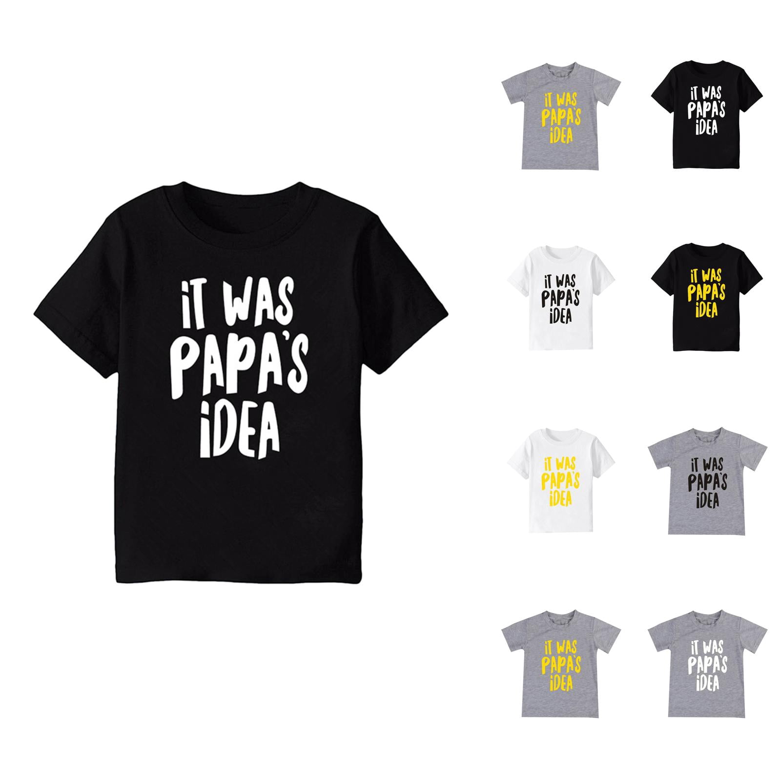 Kids Shirts for Girls and Boys Spring Summer Active Fashion Daily ...