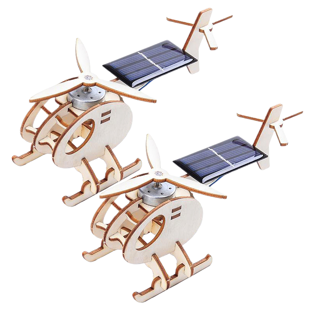 FRCOLOR Wood Airplane Kits for Kids Educational Toy with Unpainted ...