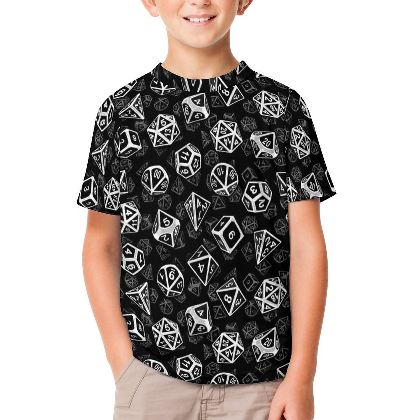 Kids Short Sleeve T Shirt DND Dungeons And Dragons Tshirts Cartoon Tee ...
