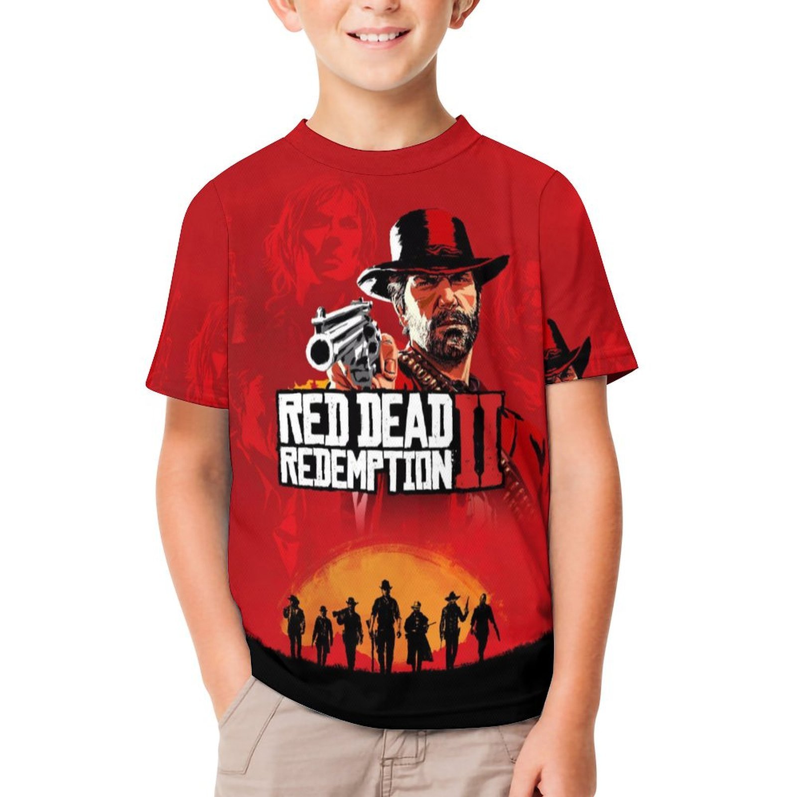 Kids Short Sleeve T Shirt Dead Redemption Tshirts Cartoon Tee Shirt for ...