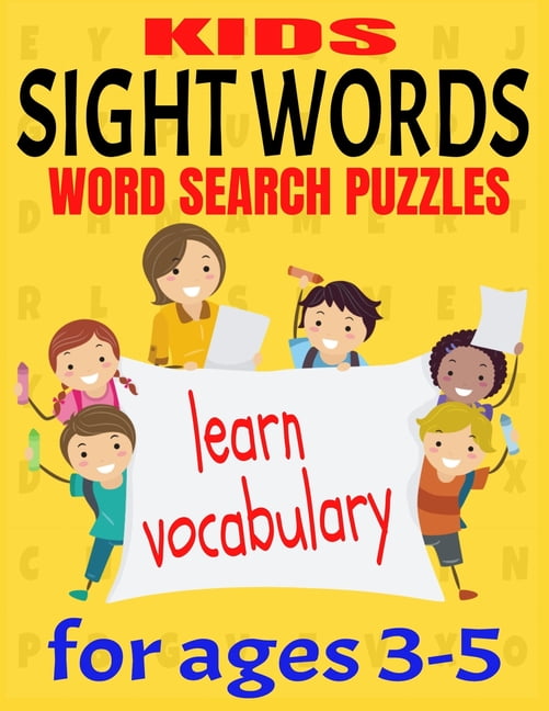 Kids Sight Words Word Search Puzzles for Ages 3-5: Give You Kids an ...