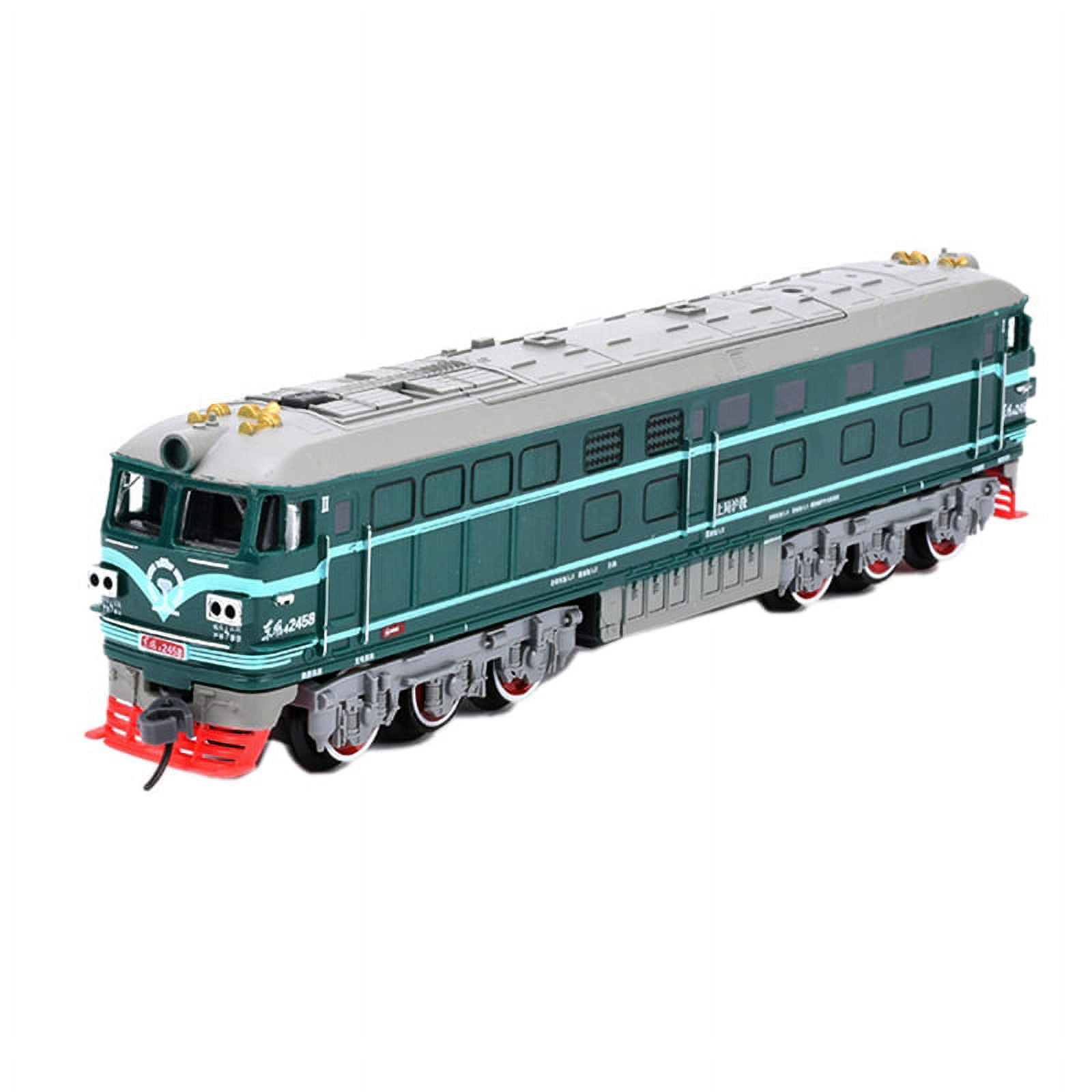 Kids Simulation 1:87 Alloy Internal-Combustion Locomotive Model Toy ...