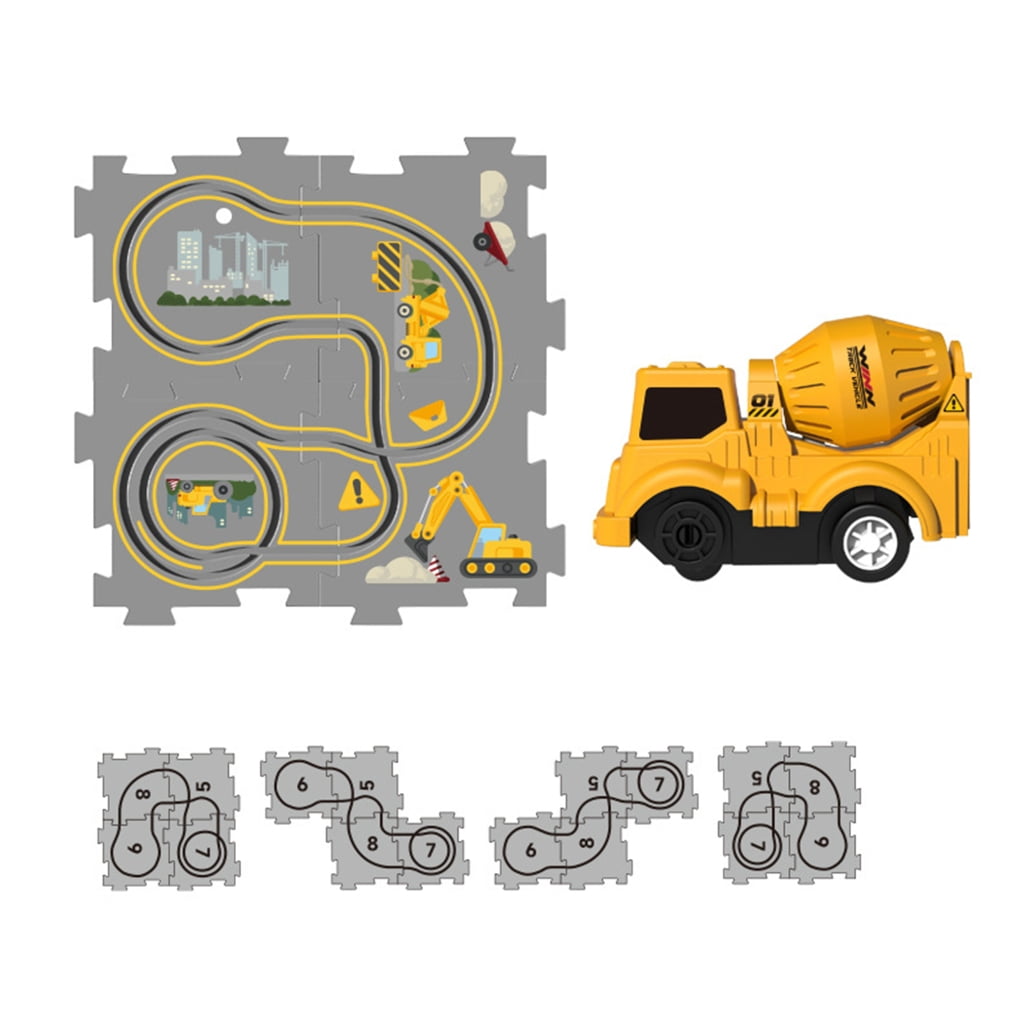 Kids Simulation Transportation Mini Rail Track Cartoon Educational Toy ...