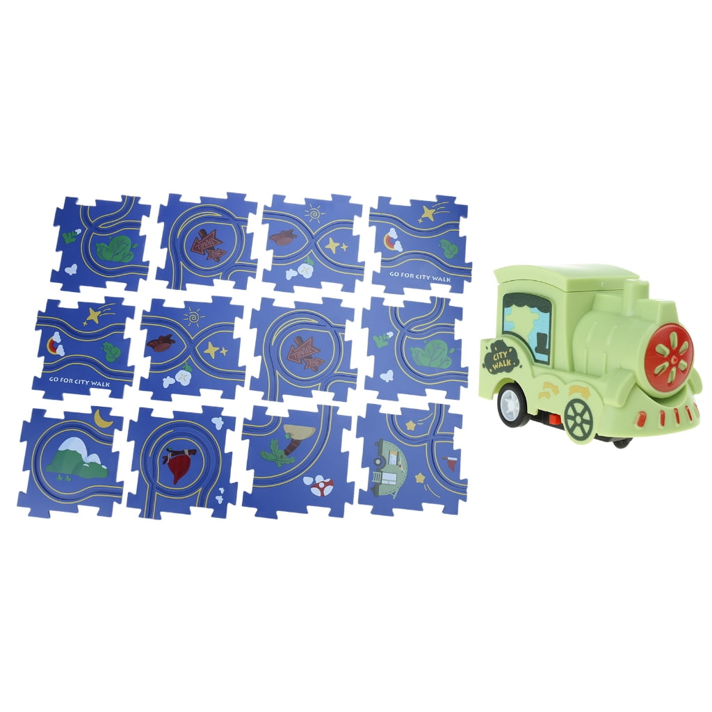 Kids Simulation Transportation Mini Rail Track Cartoon Educational Toy ...