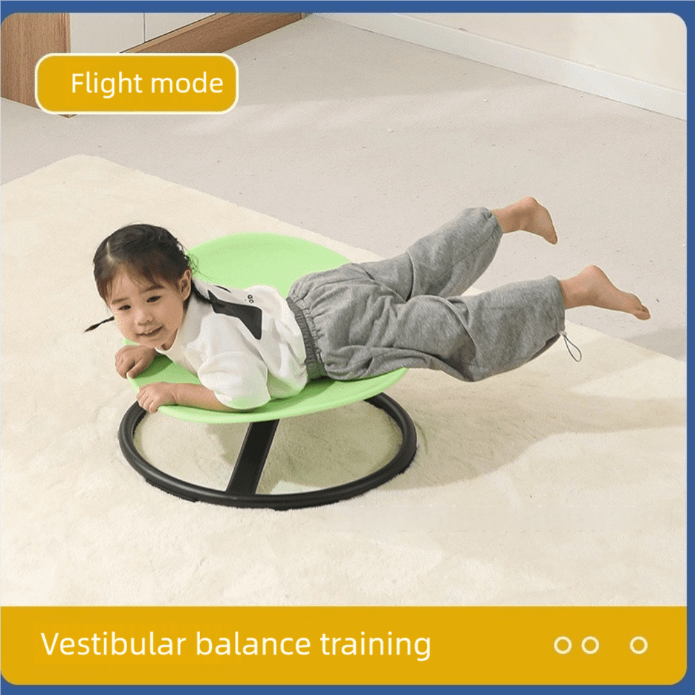 Kids Sit and Spin Toy, Sensory Swivel Chair for Autism Support, Non-Tip ...