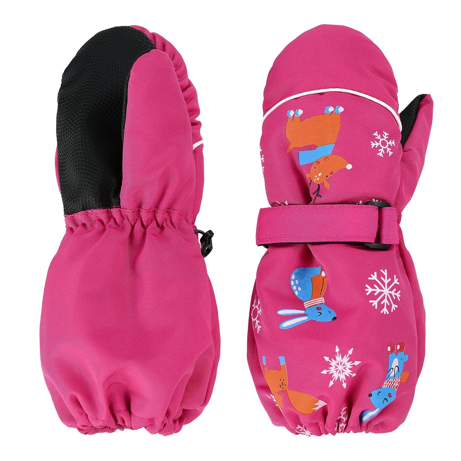 Sozo Girls No Scratch Mittens - Prints - Walmart.com