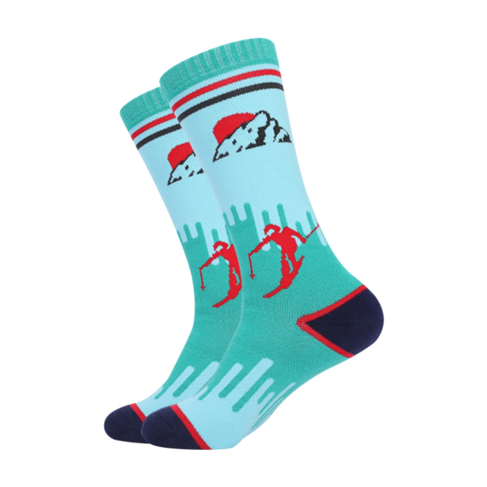 Kids Ski Socks, 1 Pairs Boys Girls Warm Thermal Snow Socks Skiing ...