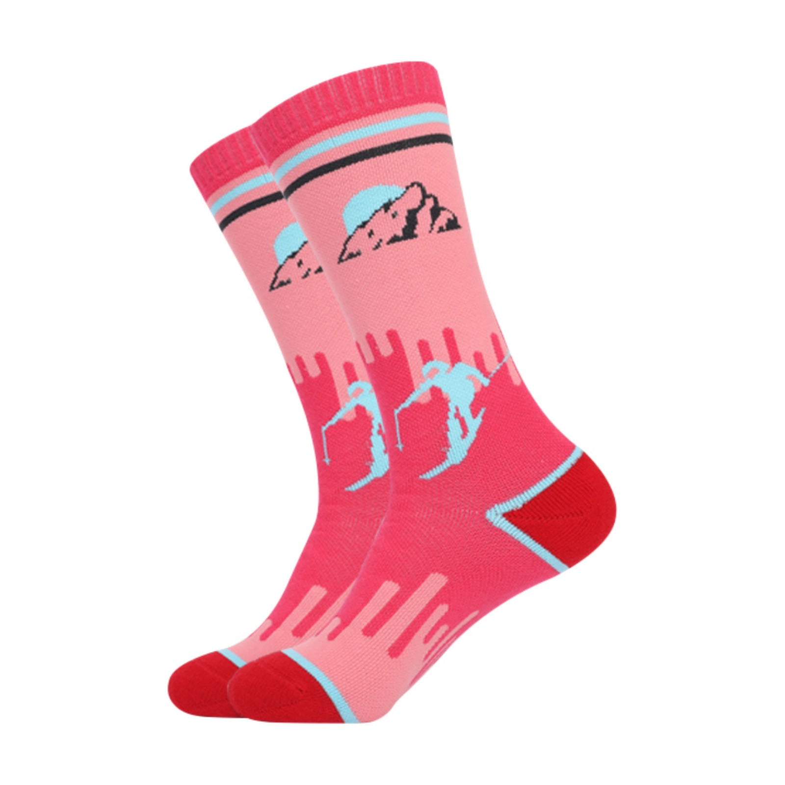 Kids Ski Socks, 1 Pairs Boys Girls Warm Thermal Snow Socks Skiing ...