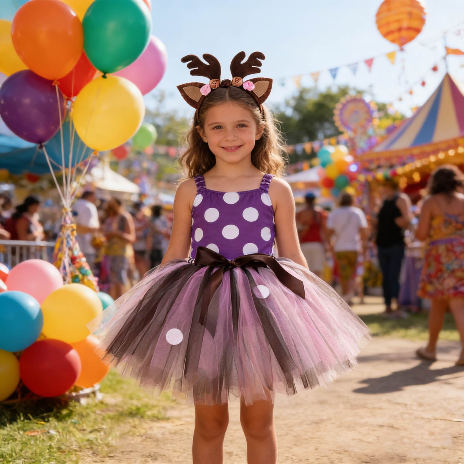 Kids Skirt Carnival Clothes For Carnival Deer Tutu Skirt For Girls ...