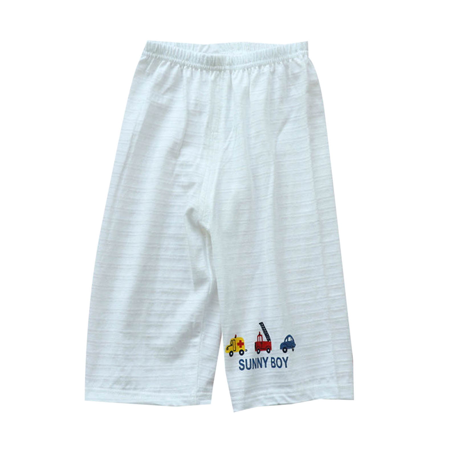 Kids Sleep Capri Pants Girls Boys Wide Leg Loose Lounge Capris Casual ...