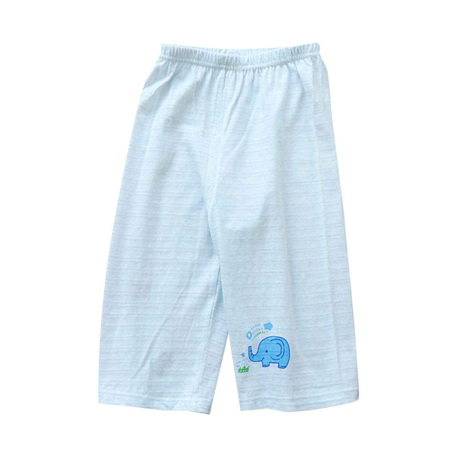 Kids Sleep Capri Pants Girls Boys Wide Leg Loose Lounge Capris Casual ...