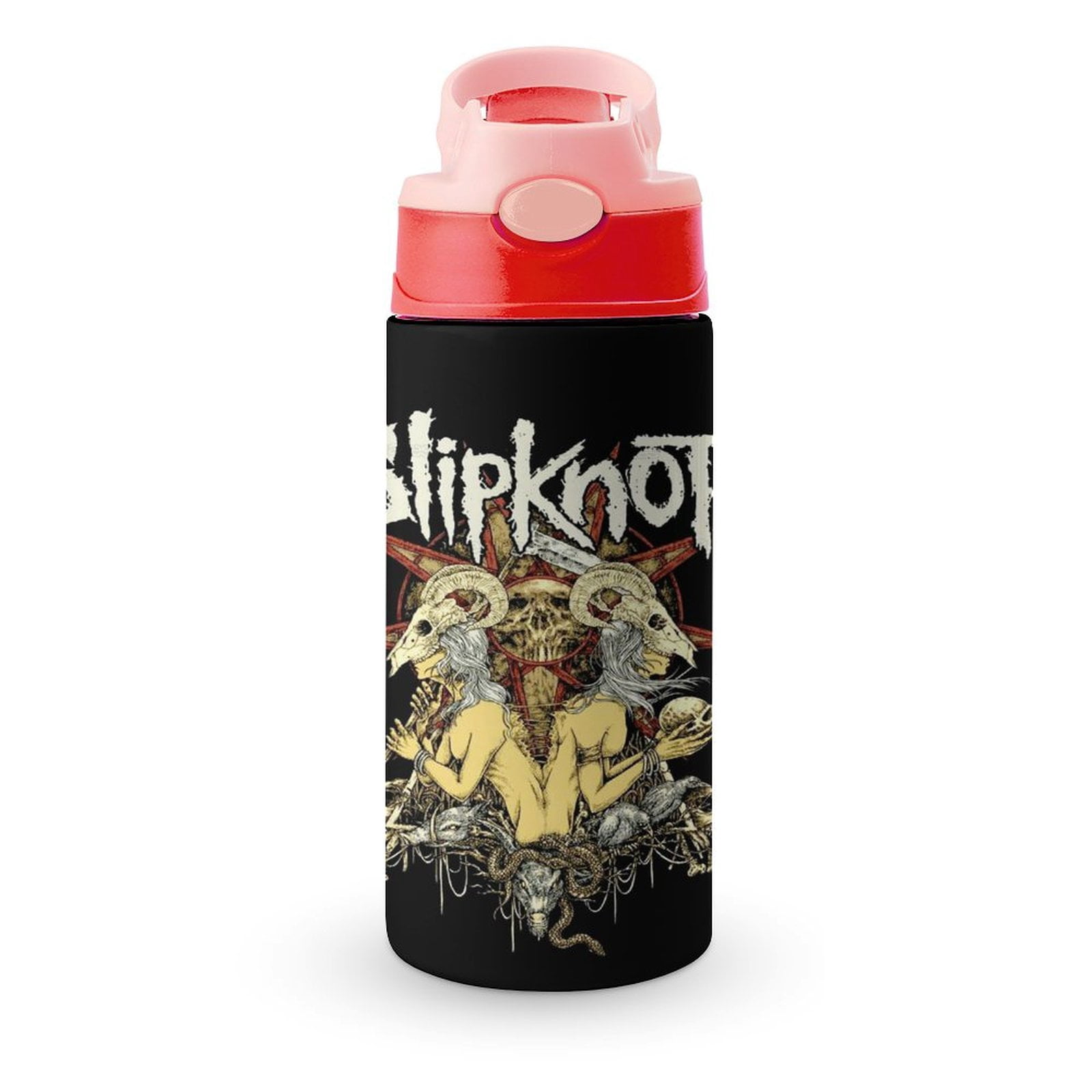 Kids Slip-Kno Water Bottle Insulated Stainless Steel Water Bottles with ...
