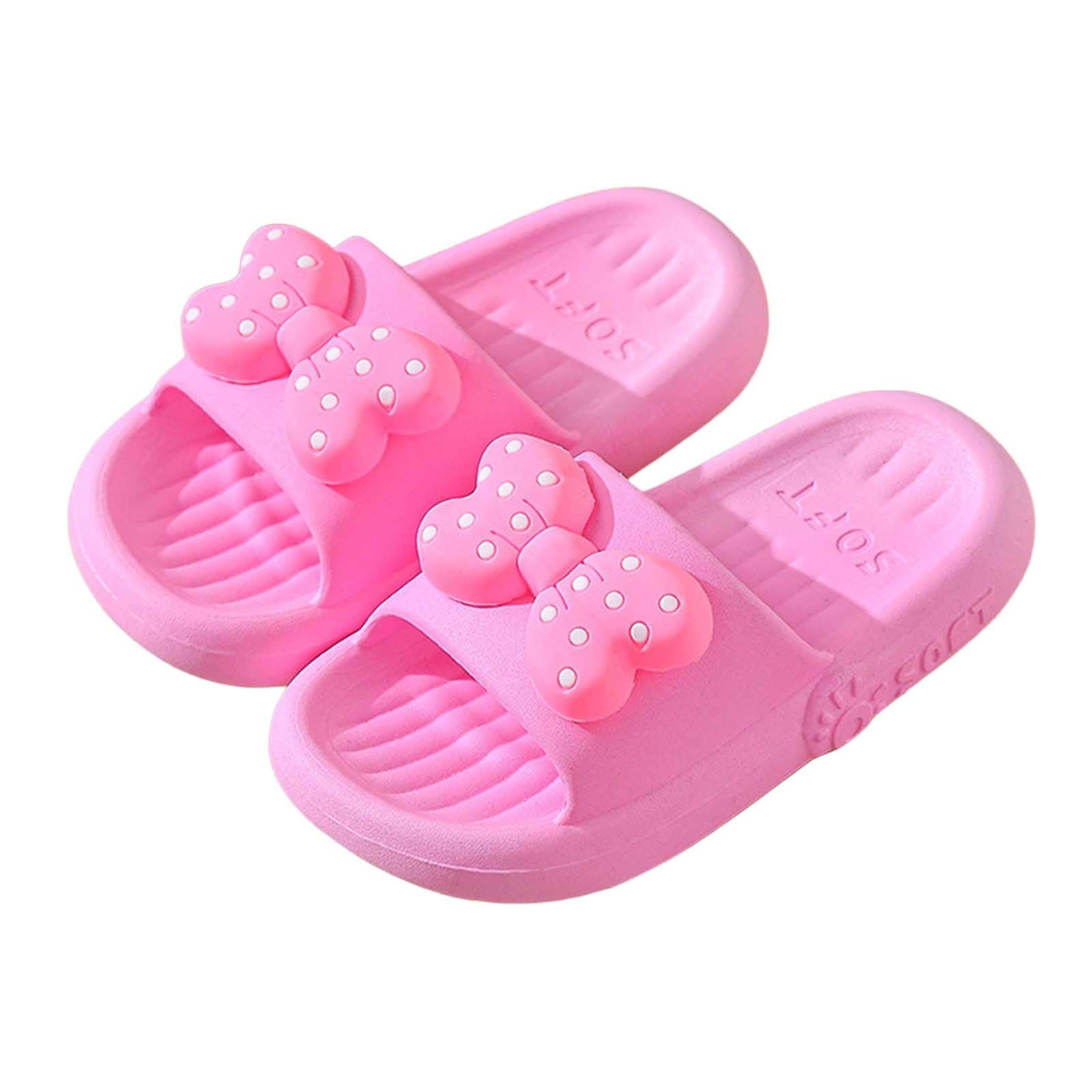 Kids Slippers,Girls Slippers for Toddlers and Kids Soft Indoor Outdoor ...