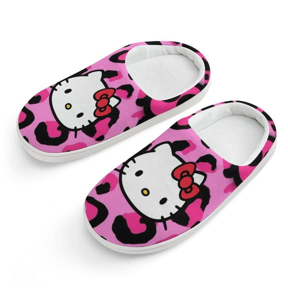 Kids Slippers Super Kitties House Slippers Warm Soft Plush Slipper Anti ...