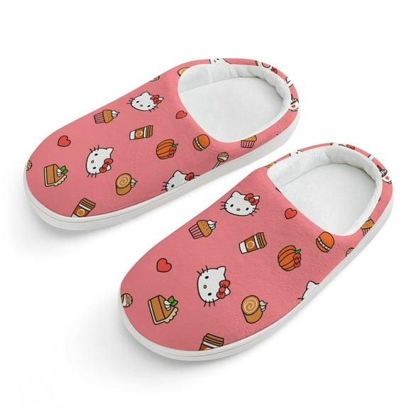 Kids Slippers Super Kitties House Slippers Warm Soft Plush Slipper Anti ...